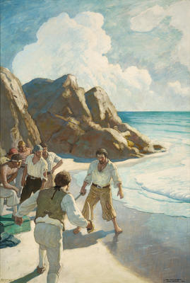 Bligh Fights Purcell - Farnsworth Art Museum