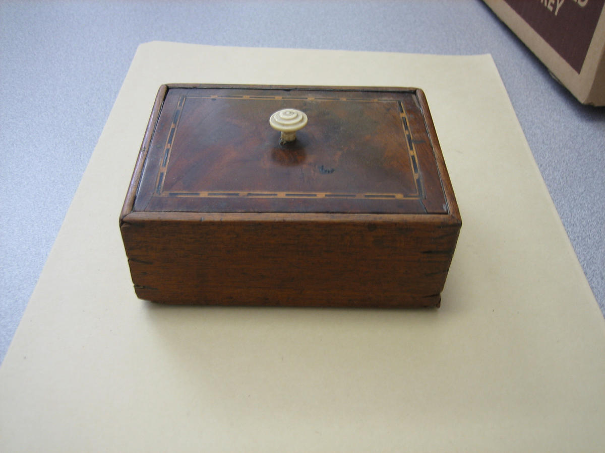 Lead-lined wooden box - Farnsworth Art Museum
