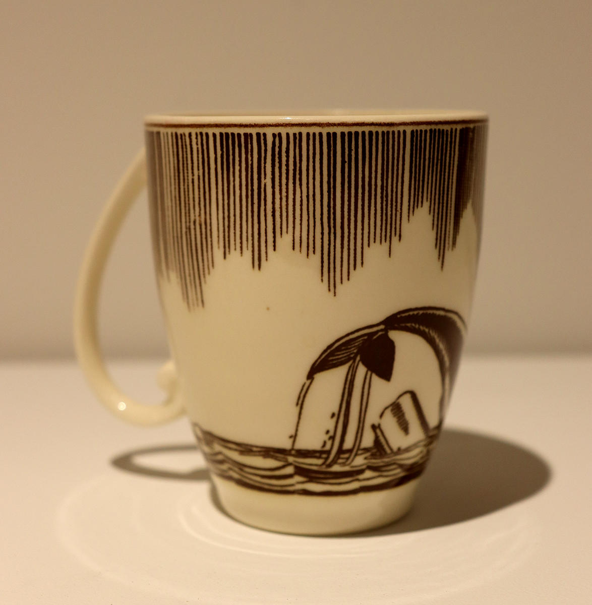 Coffee Cup with 'Moby Dick' Design - Farnsworth Art Museum